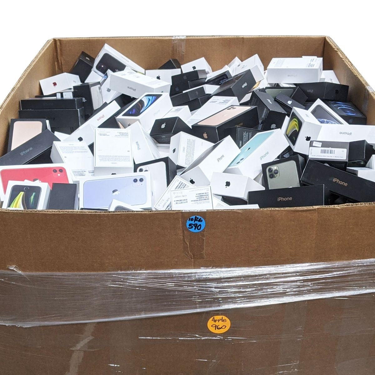Apple Empty Retail Boxes, Mixed iPhone, iPad, & iWatch (900 Units ...